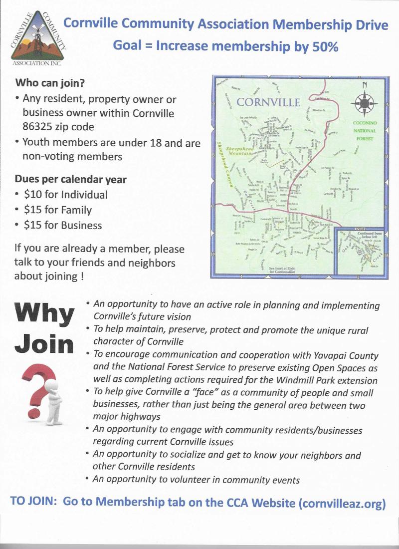 Cornville Community Association - Membership